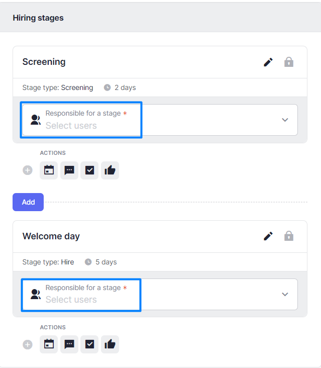 Hiring stages ↴ – Hedgehog System