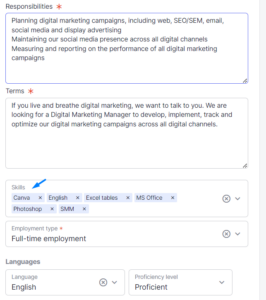 Creating a requisition – Hedgehog System