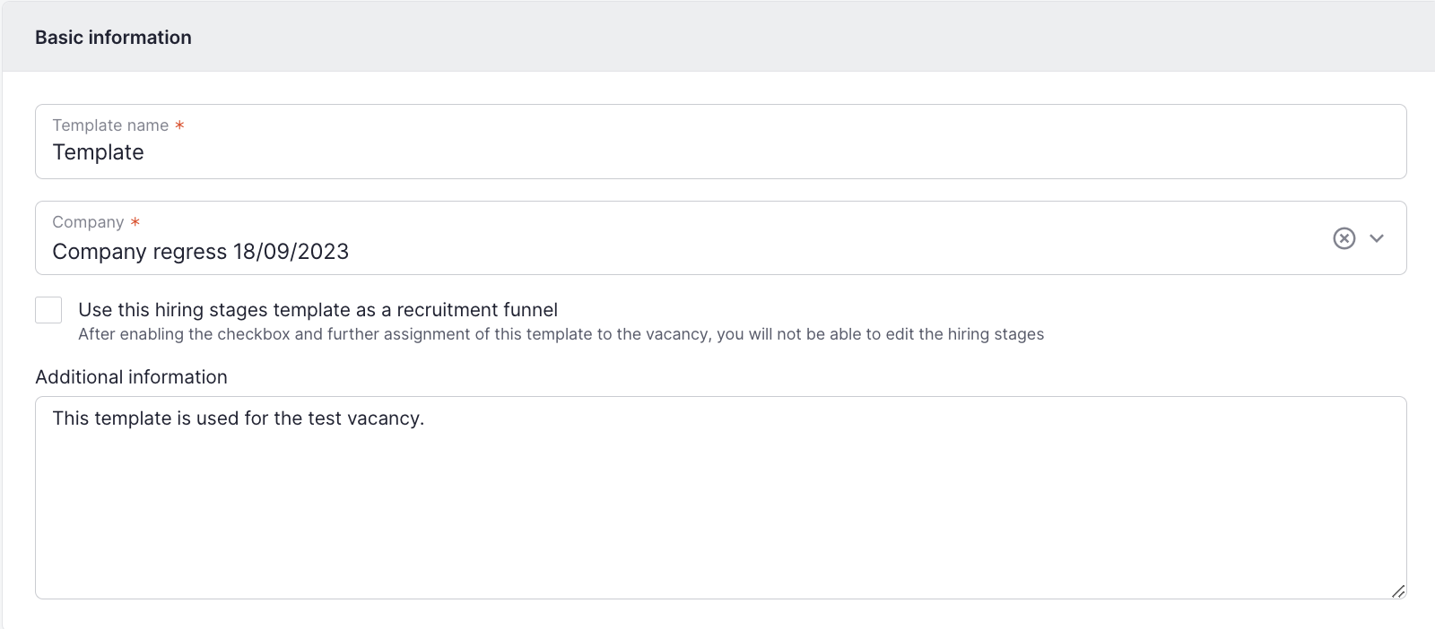 Adding a template ↴ – Hedgehog System